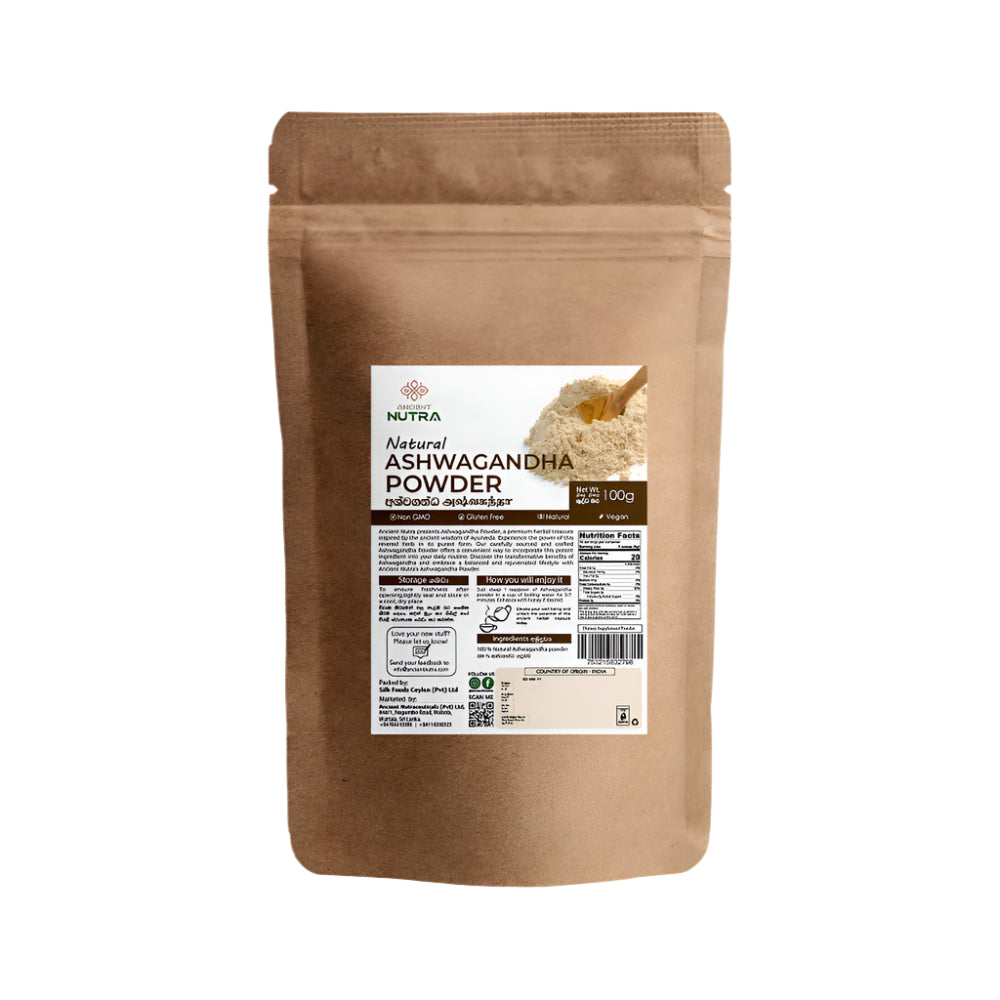 Ashwagandha Powder 100g - Ancient Nutra – Luxe Colombo