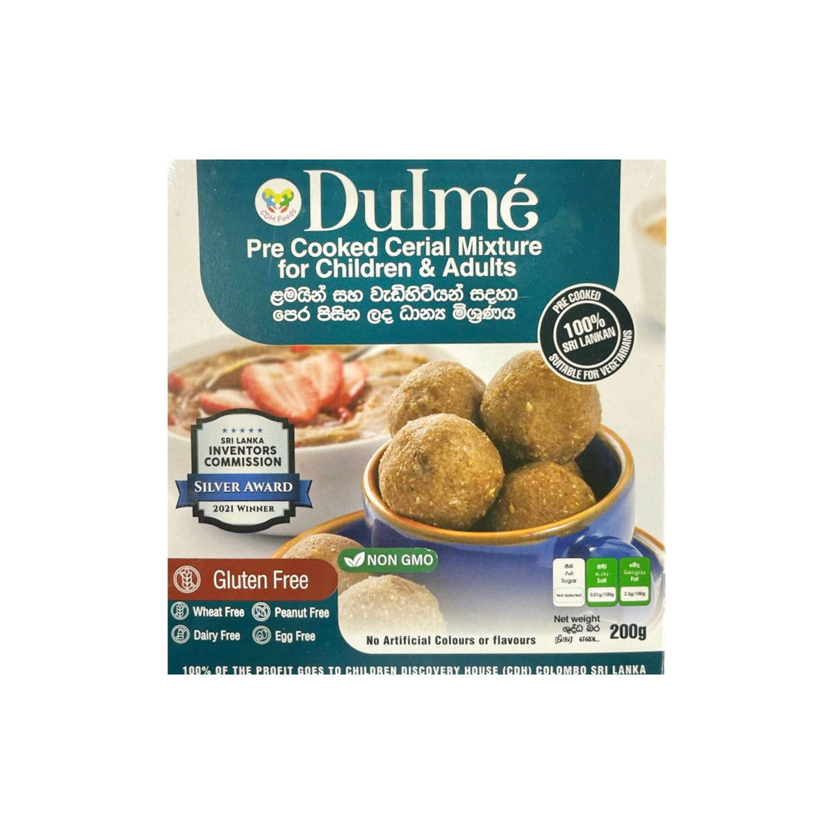 Pre Cooked Cereal Mixture 200g- Dulmé – Luxe Colombo