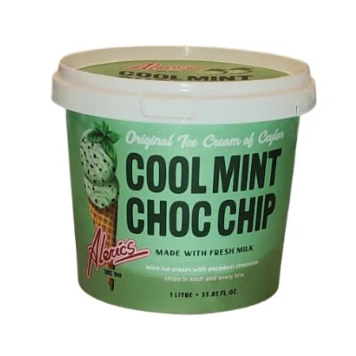 Mint Choc Chip Ice Cream 1L- Alerics – Luxe Colombo