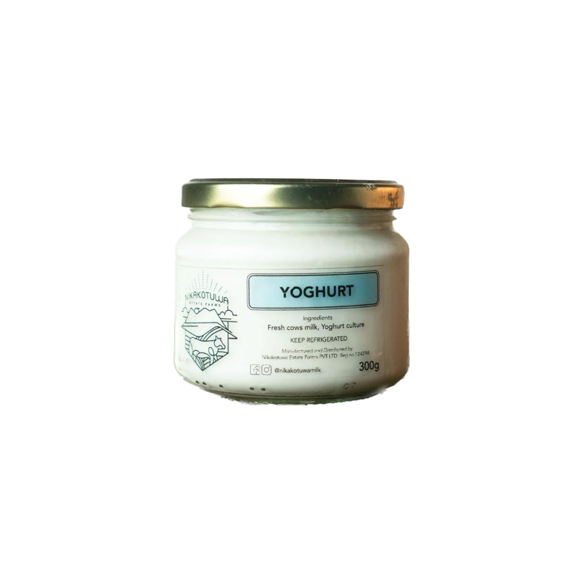 Plain Yogurt 300g- Nikakotuwa Farm – Luxe Colombo