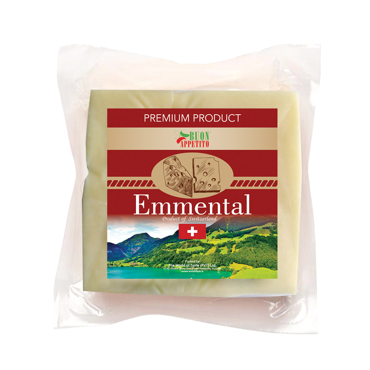 Emmental cheese 200g – Luxe Colombo